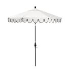 Scallop Edge Outdoor Umbrella (9') | West Elm