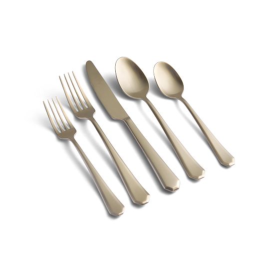 Geo Flatware (Set of 20) | West Elm