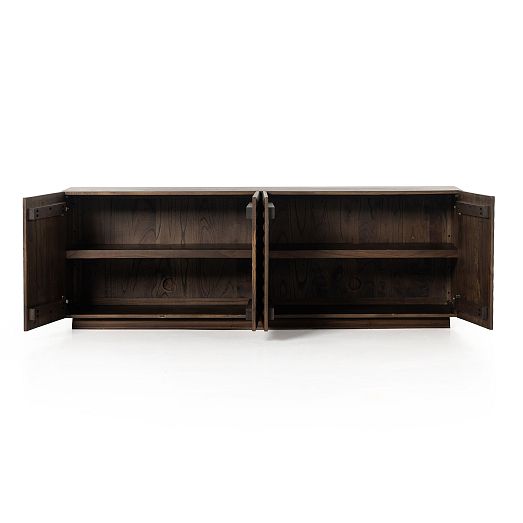 Ridged Doors Media Console (78") | West Elm