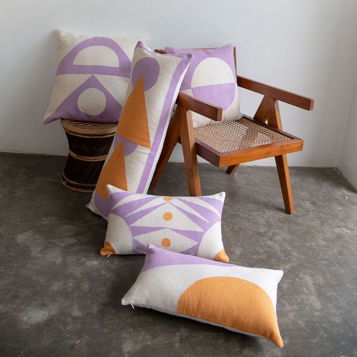Leah Singh Zaza Pillow Cover | West Elm