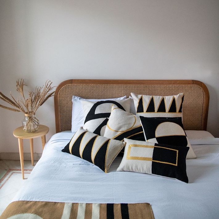 Leah Singh Tribeca Moon Pillow Cover | West Elm