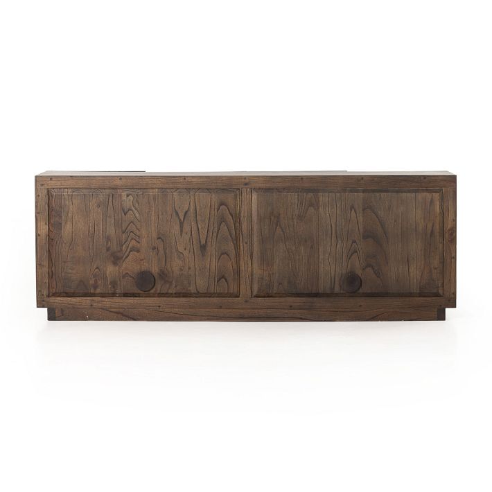 Ridged Doors Media Console (78") | West Elm