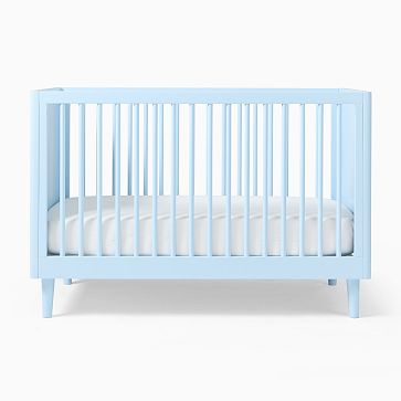 Mitzi Convertible Crib - Blue | West Elm