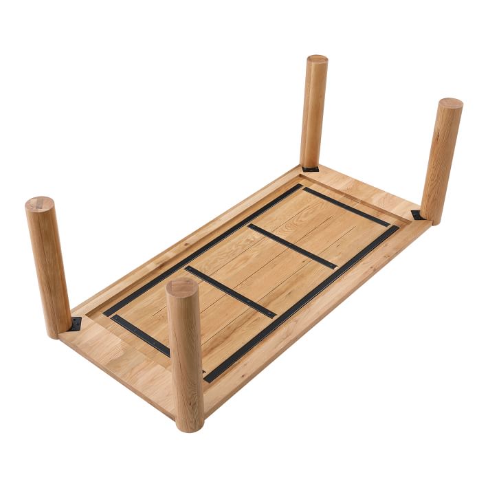 Column Legs Dining Table (76"–96") | West Elm