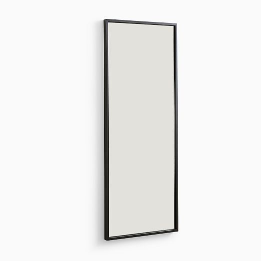 Metal Framed Long Rectangle Wall Mirror - 52"W x 20"H | West Elm