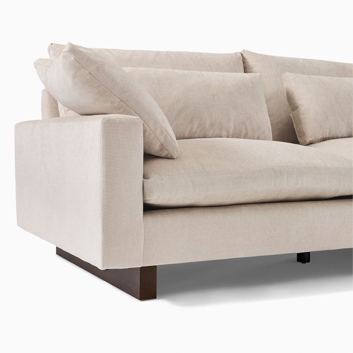 Harmony Double Wide Chaise Sectional | Sofa With Chaise | West Elm