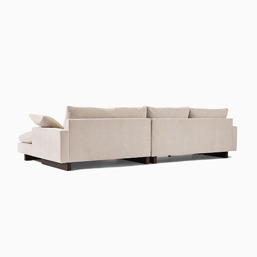 Harmony Double Wide Chaise Sectional | Sofa With Chaise | West Elm