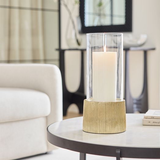 Textured Metal Hurricanes | West Elm