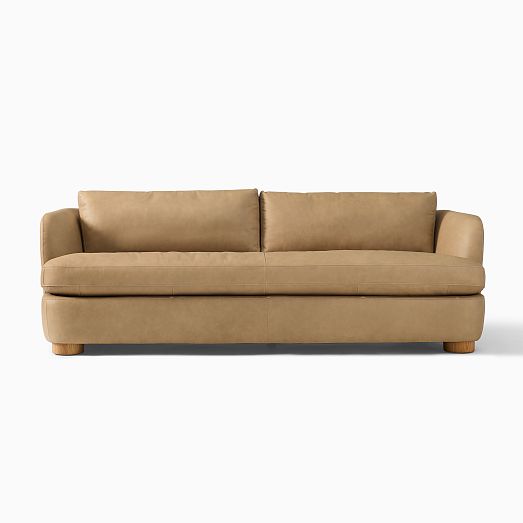 Leroy Leather Sofa (76"–96") | West Elm