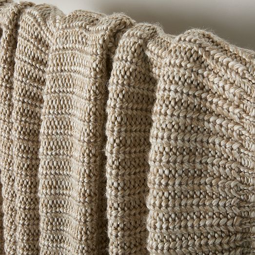 Marled Rib Knit Throw | West Elm