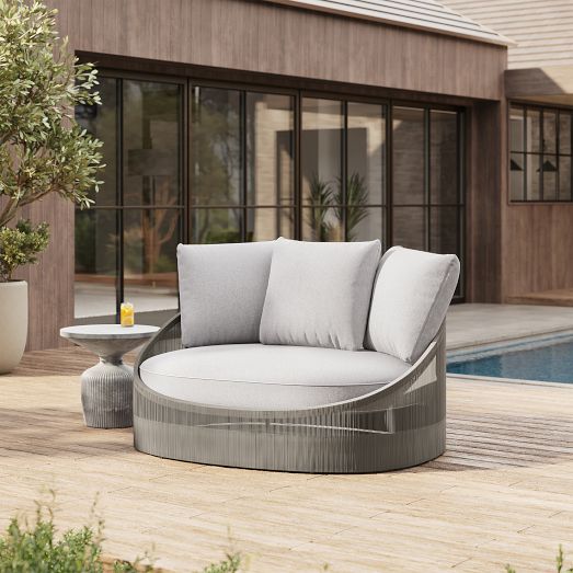 Porto Outdoor Statement Lounge Chair | West Elm