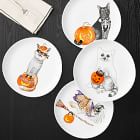Dapper Animal Halloween Salad Plates | West Elm