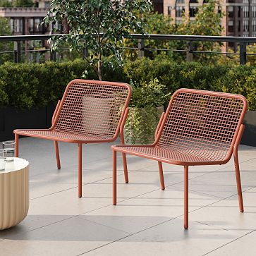 Seville Outdoor Stacking Lounge Chair (Set of 2) | West Elm