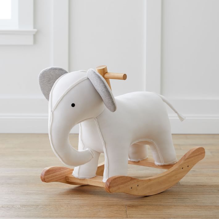 Elephant Cotton Rocker | West Elm