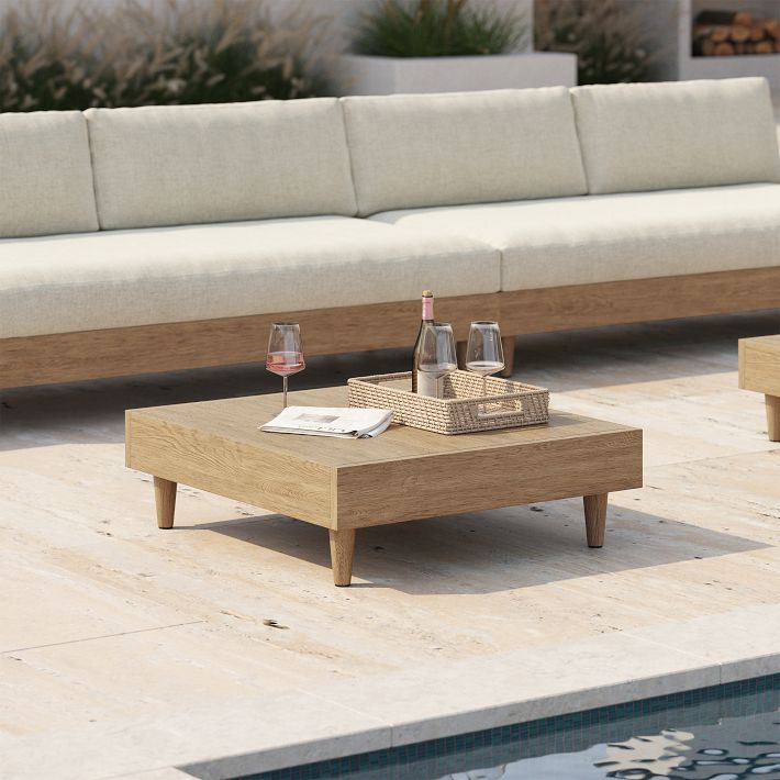 Portside Low Outdoor Coffee Table (31") | West Elm
