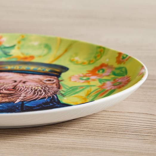Dapper Animal Works of Art Salad Plate | West Elm