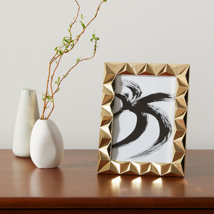 Pascal Tabletop Frames - Polished Brass | West Elm