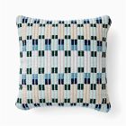 Outdoor Check Point Pillow | West Elm