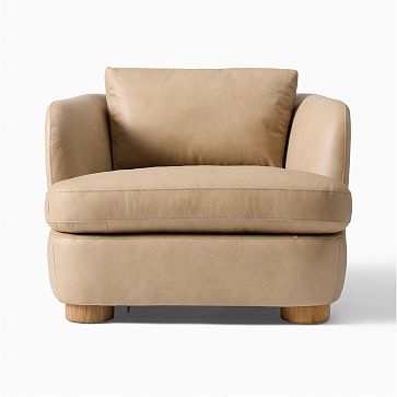 Leroy Leather Chair | West Elm