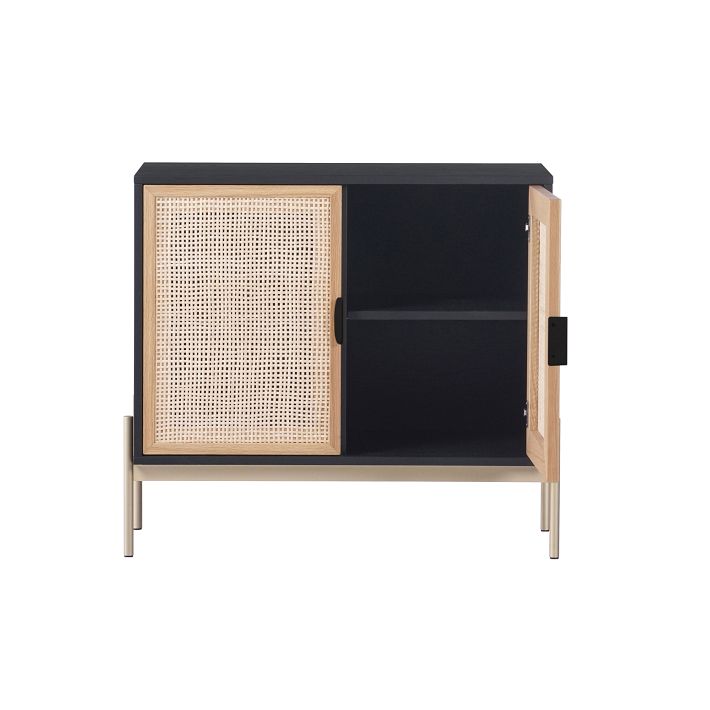 Lofted Rattan & Wood Buffet (37.5"–72") | West Elm