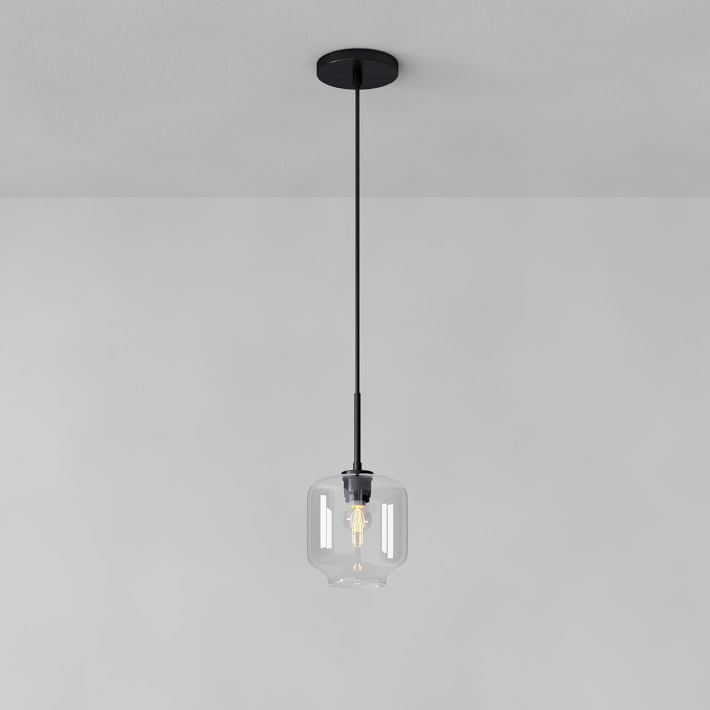 Sculptural Pebble Pendant | West Elm