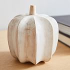 Carved Wood Pumpkin Objects | West Elm