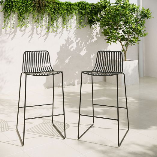 Slope Outdoor Bar Stool | West Elm
