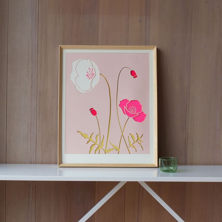 Molly M Framed Wall Print - Iceland Poppy | West Elm