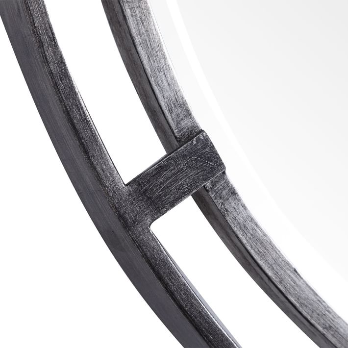 Round Floating Frame Mirror - 30" | West Elm