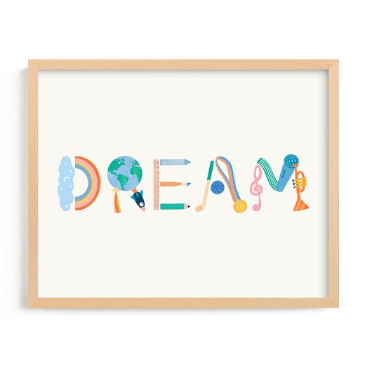 Dream Dream Framed Wall Art by Minted for West Elm | West Elm