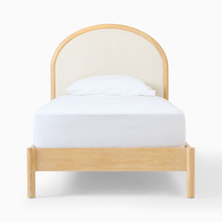 Upholstered Wood Arches Bed | West Elm
