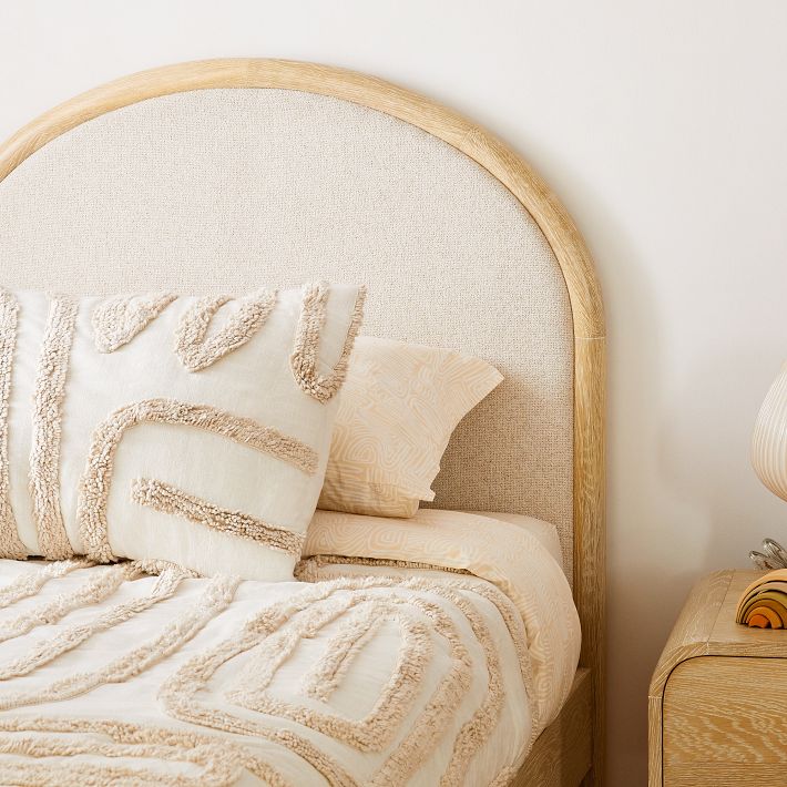 Upholstered Wood Arches Bed | West Elm