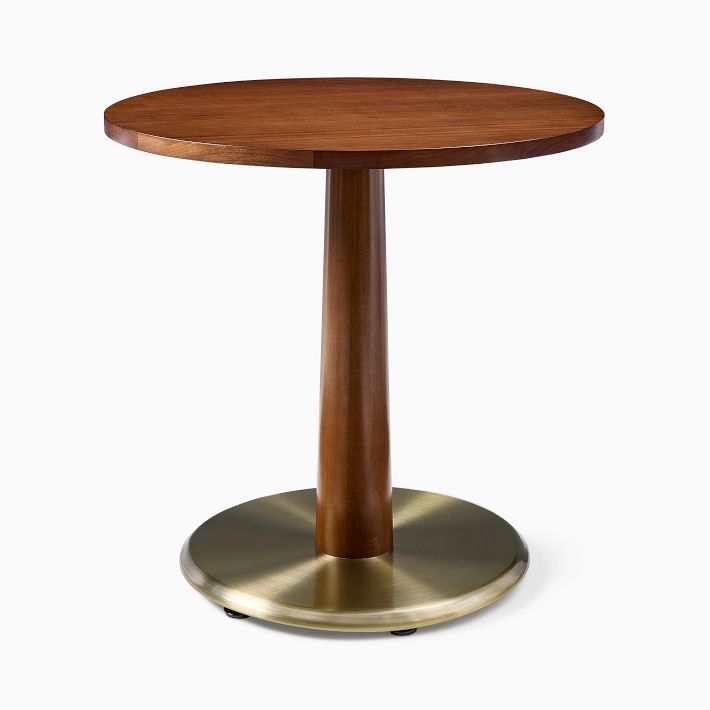 Claire Restaurant Dining Table - Wood - Round | West Elm