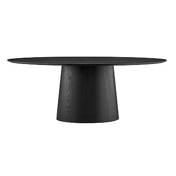 Oval Plinth Dining Table (79") | West Elm