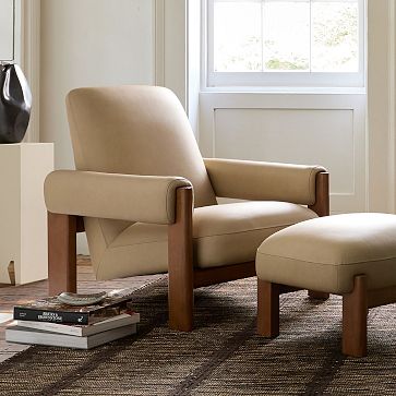 Nils Leather Chair | West Elm