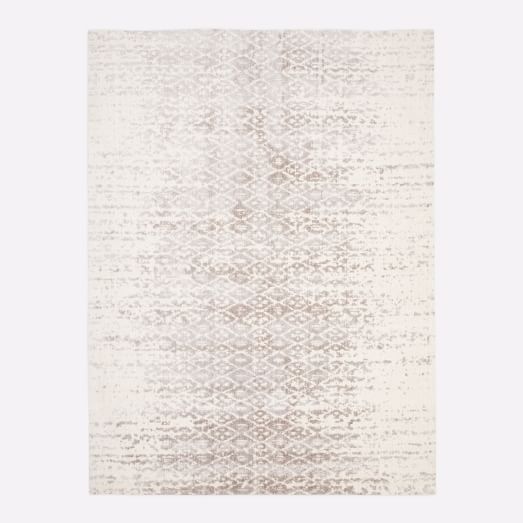 Foil Diamonds Distressed Rug | West Elm
