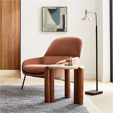 Travertine Side Table (21") | West Elm