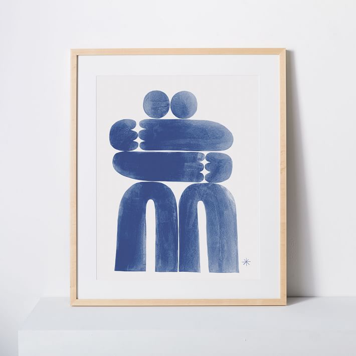 Christopher David Ryan Print - Blue Hug | West Elm