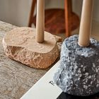 Rough Industrial Stone Taper Holders | West Elm