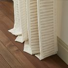 Linen Cotton Ladder Sheer Curtain | West Elm