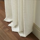 Linen Cotton Ladder Sheer Curtain | West Elm