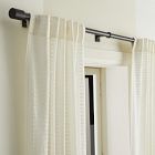 Linen Cotton Ladder Sheer Curtain | West Elm