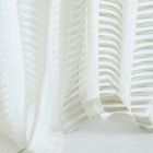 Linen Cotton Ladder Sheer Curtain | West Elm