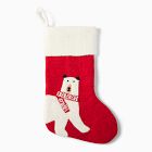 Polar Bear Felt Stocking | West Elm