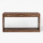 Finlo Burled Entryway Wood Console (64") | West Elm