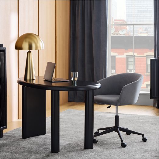 Deacon Swivel Office Chair | West Elm