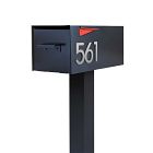Post & Porch Malone Post-Mounted Mailbox | West Elm