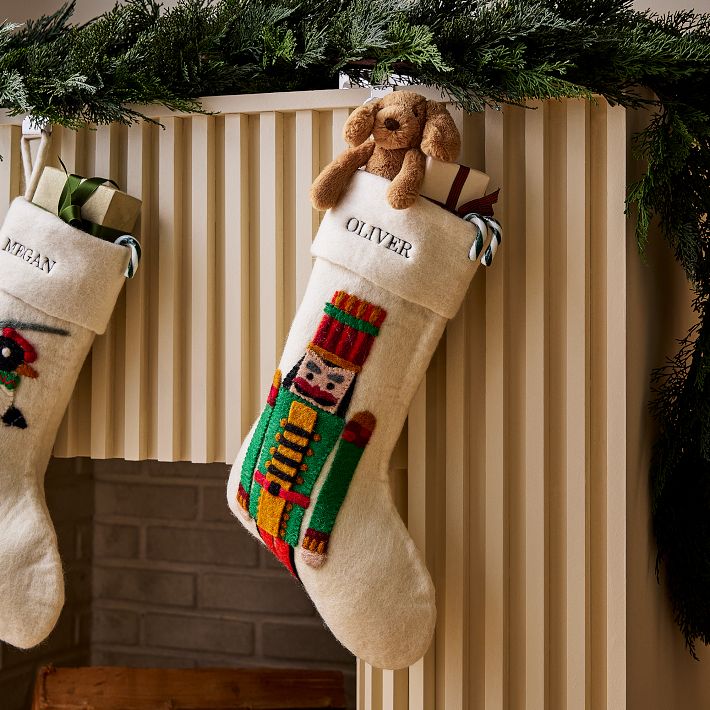 Felt Nutcracker Stocking | West Elm