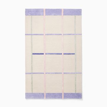 Tufted Grid Rug | West Elm