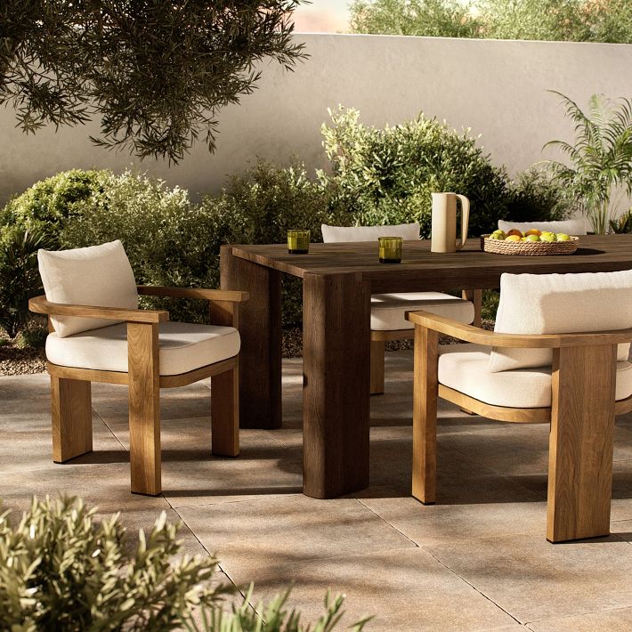 Monet Outdoor Dining Armchair | West Elm